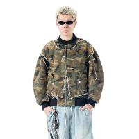 China Ribbed Hem Long Sleeve Casual Style varsity jacket wholesale distributor Office/Commute Polyester Fiber Custom (YY-24558-1) for sale