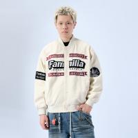 China Ribbed Hem Cotton 100% Long Sleeve varsity jacket wholesale distributor Urban Fashion Office/Commute Custom (YY-6207) for sale