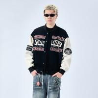 China Ribbed Hem Cotton 100% Long Sleeve varsity jacket wholesale distributor Urban Fashion Office/Commute Custom (YY-6207) for sale