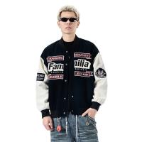 China Ribbed Hem Cotton 100% Long Sleeve varsity jacket wholesale distributor Urban Fashion Office/Commute Custom (YY-6207) for sale