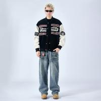 China Ribbed Hem Cotton 100% Long Sleeve varsity jacket wholesale distributor Urban Fashion Office/Commute Custom (YY-6207) for sale