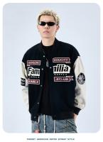 China Ribbed Hem Cotton 100% Long Sleeve varsity jacket wholesale distributor Urban Fashion Office/Commute Custom (YY-6207) for sale