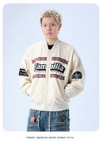 China Ribbed Hem Cotton 100% Long Sleeve varsity jacket wholesale distributor Urban Fashion Office/Commute Custom (YY-6207) for sale