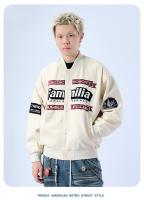 China Ribbed Hem Cotton 100% Long Sleeve varsity jacket wholesale distributor Urban Fashion Office/Commute Custom (YY-6207) for sale