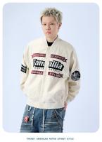 China Ribbed Hem Cotton 100% Long Sleeve varsity jacket wholesale distributor Urban Fashion Office/Commute Custom (YY-6207) for sale