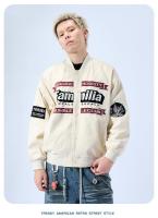 China Ribbed Hem Cotton 100% Long Sleeve varsity jacket wholesale distributor Urban Fashion Office/Commute Custom (YY-6207) for sale