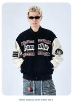China Ribbed Hem Cotton 100% Long Sleeve varsity jacket wholesale distributor Urban Fashion Office/Commute Custom (YY-6207) for sale