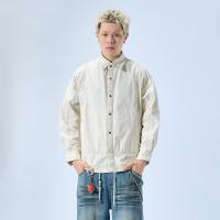 China Fabric Hem Cotton 100% Long Sleeve french workwear jacket wholesale Lapel Collar Casual Style Custom (YY-J11-2559) for sale