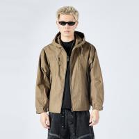 China Green Hooded Fabric Hem french workwear jacket wholesale Long Sleeve Casual Style Custom (YY-J13-2608) for sale