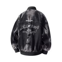 China Black Black Ribbed Hem Long Sleeve varsity jacket wholesale distributor Casual Style Office/Commute Custom (YY-25929) for sale
