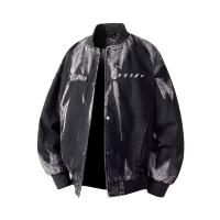 China Black Black Ribbed Hem Long Sleeve varsity jacket wholesale distributor Casual Style Office/Commute Custom (YY-25929) for sale