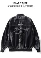 China Black Black Ribbed Hem Long Sleeve varsity jacket wholesale distributor Casual Style Office/Commute Custom (YY-25929) for sale