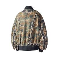 China Zipper Ribbed Hem Long Sleeve Casual Style varsity jacket wholesale distributor Office/Commute Polyester Fiber Custom (YY-24558-1) for sale