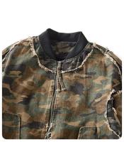 China Zipper Ribbed Hem Long Sleeve Casual Style varsity jacket wholesale distributor Office/Commute Polyester Fiber Custom (YY-24558-1) for sale