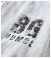 China Printed Grey Printed Ribbed Hem youth varsity jacket wholesale Minimalist Long Sleeve Custom (YY-8808) for sale