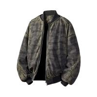 China Army Green Army Green Round Neck Ribbed Hem varsity jacket wholesale distributor Cotton 100% Long Sleeve Custom (YY-632) for sale