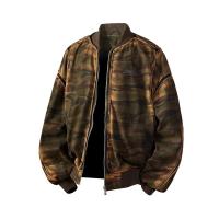 China Army Green Army Green Round Neck Ribbed Hem varsity jacket wholesale distributor Cotton 100% Long Sleeve Custom (YY-632) for sale