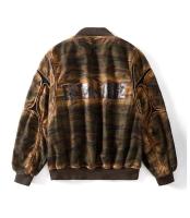China Army Green Army Green Round Neck Ribbed Hem varsity jacket wholesale distributor Cotton 100% Long Sleeve Custom (YY-632) for sale