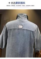 China Solid Color Summer 2026 Non Stretch mens wholesale dress shirts Lapel Collar Short Sleeve Custom (CS030) for sale