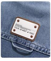 China Vintage Washed Solid Color Summer 2026 Non Stretch mens wholesale dress shirts Lapel Collar Short Sleeve Custom (CS027) for sale