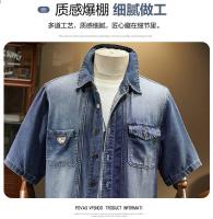 China Solid Color Solid Color Summer 2026 Non Stretch mens wholesale dress shirts Lapel Collar Short Sleeve Custom (CS025) for sale