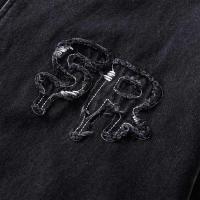 China Black Ribbed Hem Long Sleeve youth varsity jacket wholesale Casual Style Office/Commute Custom (YY-25930) for sale