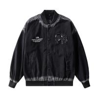 China Black Ribbed Hem Long Sleeve youth varsity jacket wholesale Casual Style Office/Commute Custom (YY-25930) for sale
