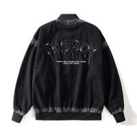 China Black Ribbed Hem Long Sleeve youth varsity jacket wholesale Casual Style Office/Commute Custom (YY-25930) for sale
