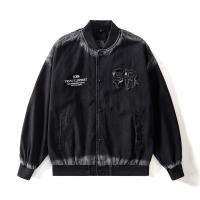China Black Ribbed Hem Long Sleeve youth varsity jacket wholesale Casual Style Office/Commute Custom (YY-25930) for sale