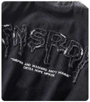 China Black Ribbed Hem Long Sleeve youth varsity jacket wholesale Casual Style Office/Commute Custom (YY-25930) for sale
