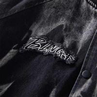 China Regular Black Ribbed Hem Long Sleeve varsity jacket wholesale distributor Casual Style Office/Commute Custom (YY-25929) for sale