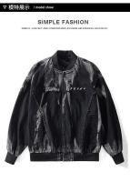 China Regular Black Ribbed Hem Long Sleeve varsity jacket wholesale distributor Casual Style Office/Commute Custom (YY-25929) for sale