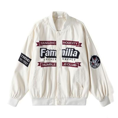 China Regular Ribbed Hem Cotton 100% Long Sleeve varsity jacket wholesale distributor Spring 2026 Urban Fashion Custom (YY-6207) for sale