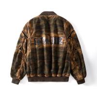 China Round Neck Army Green Round Neck Ribbed Hem varsity jacket wholesale distributor Cotton 100% Long Sleeve Custom (YY-632) for sale