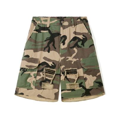 China Summer Mid Waist Camouflage wholesale men shorts cargo Cotton 100% Other Daily Custom (DY006) for sale