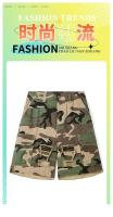 China Summer Mid Waist Camouflage wholesale men shorts cargo Cotton 100% Other Daily Custom (DY006) for sale