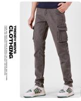 China Mid Waist Youth Trend Autumn 2025 wholesale skinny jeans mens Regular Fit Slight Stretch Custom (TM221) for sale