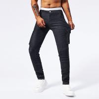 China Mid Waist Urban Fashion Vintage Washed cargo pants wholesale price Slight Stretch Black Blue Grey Custom (TM221) for sale