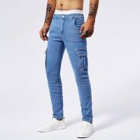China Mid Waist Urban Fashion Vintage Washed cargo pants wholesale price Slight Stretch Black Blue Grey Custom (TM221) for sale