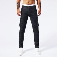 China Mid Waist Urban Fashion Vintage Washed cargo pants wholesale price Slight Stretch Black Blue Grey Custom (TM221) for sale