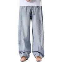 China Blue Mid Waist Non Stretch wholesale skinny jeans mens Urban Fashion Spring/Autumn Custom (YY-B802) for sale