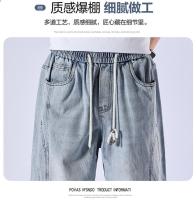 China Blue Mid Waist Non Stretch wholesale skinny jeans mens Urban Fashion Spring/Autumn Custom (YY-B802) for sale