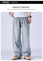 China Blue Mid Waist Non Stretch wholesale skinny jeans mens Urban Fashion Spring/Autumn Custom (YY-B802) for sale