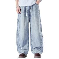 China Blue Blue Mid Waist Non Stretch wholesale skinny jeans mens Urban Fashion Spring/Autumn Custom (YY-B803) for sale