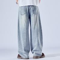 China Blue Blue Mid Waist Non Stretch wholesale skinny jeans mens Urban Fashion Spring/Autumn Custom (YY-B803) for sale