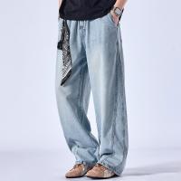 China Carrot Pant Blue Mid Waist Non Stretch wholesale skinny jeans mens Urban Fashion Spring/Autumn Custom (YY-B812) for sale