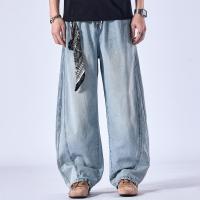 China Carrot Pant Blue Mid Waist Non Stretch wholesale skinny jeans mens Urban Fashion Spring/Autumn Custom (YY-B812) for sale