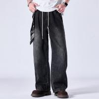 China Dark Grey Mid Waist Non Stretch wholesale skinny jeans mens Urban Fashion Spring/Autumn Custom (YY-B813) for sale