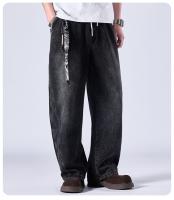 China Dark Grey Mid Waist Non Stretch wholesale skinny jeans mens Urban Fashion Spring/Autumn Custom (YY-B813) for sale