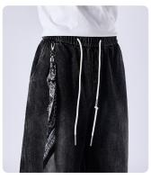 China Dark Grey Mid Waist Non Stretch wholesale skinny jeans mens Urban Fashion Spring/Autumn Custom (YY-B813) for sale